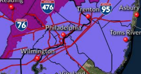 Freezing rain, icy conditions expected across Philly region on ...