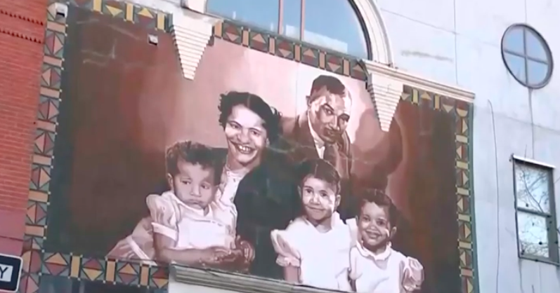 Cecil B. Moore mural restored after being vandalized with spray-painted ...