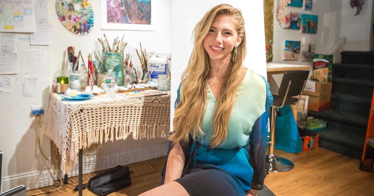 At 25, Clearwater artist makes big splash at Old City gallery | PhillyVoice