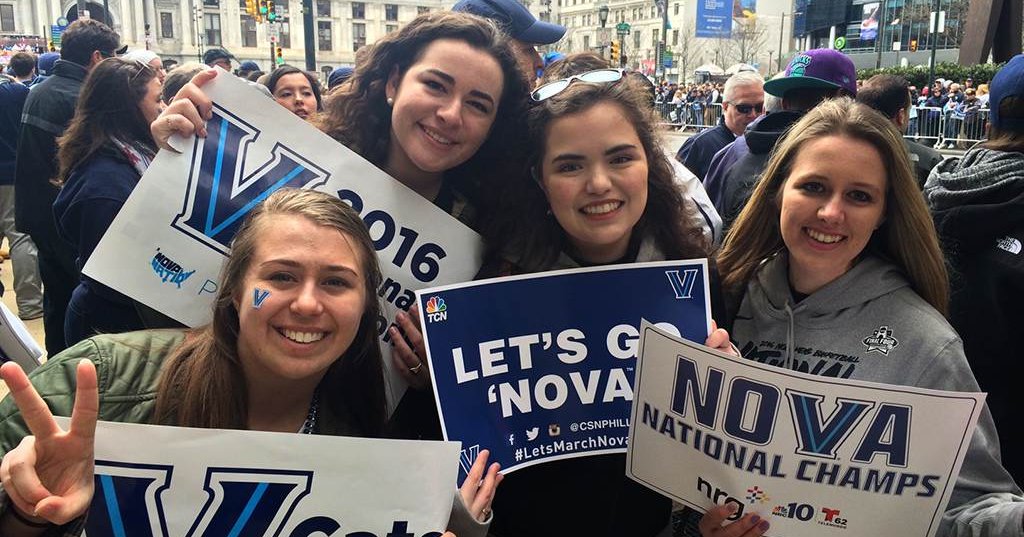 Villanova celebrates NCAA title with fans in Center City | PhillyVoice