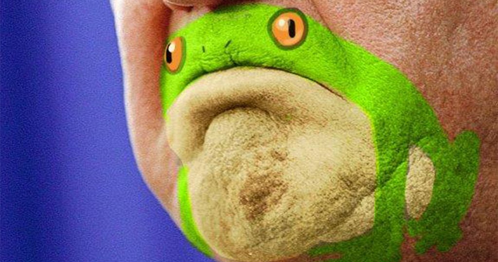 Artist sees a frog on Trump's chin and trolls rejoice | PhillyVoice