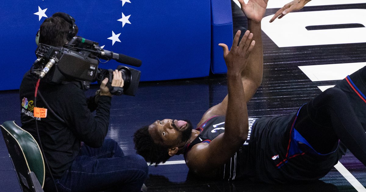The Sixers’ Joel Embiid was yelled by wrestling legend Shawn Michaels ...