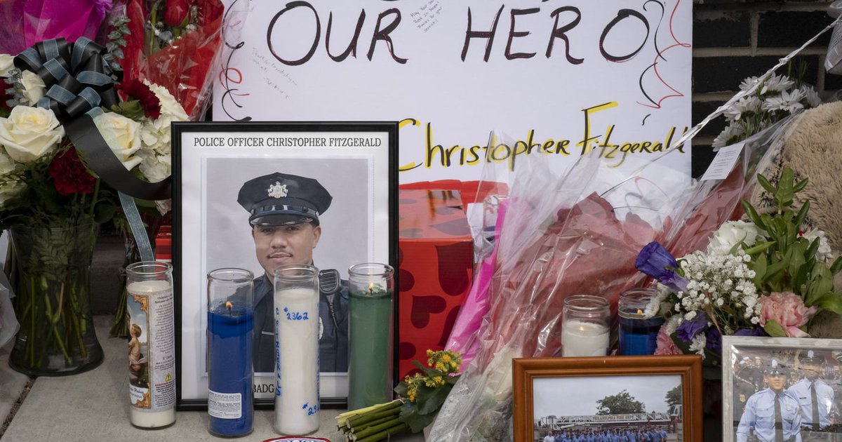 Family of Christopher Fitzgerald, Temple University police officer ...