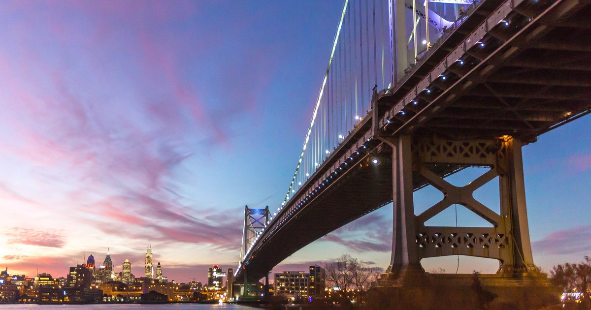 Benjamin Franklin Bridge's new lighting system is complete – just in ...