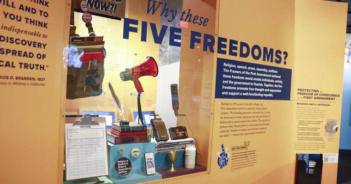 National Constitution Center's new First Amendment exhibit features ...