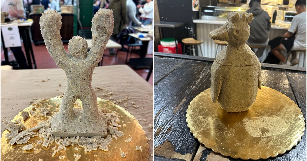 Scrapple sculptures on display at Reading Terminal Market | PhillyVoice
