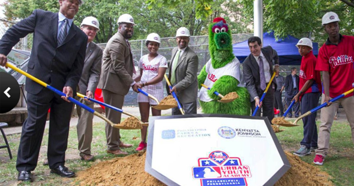 Phillies break ground on indoor youth training facility | PhillyVoice