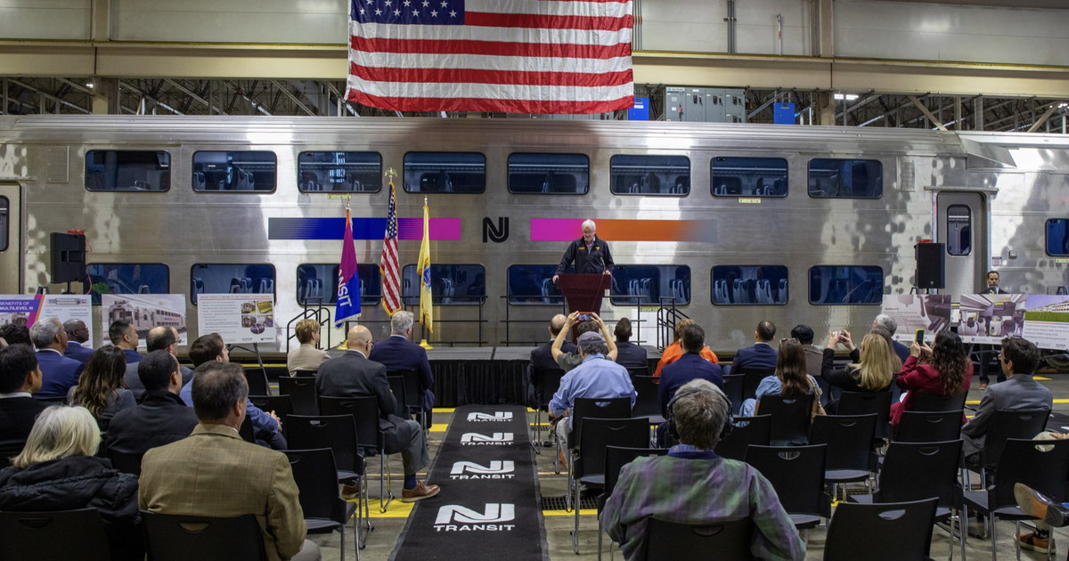 NJ Transit unveils first of new multilevel trains that will replace ...