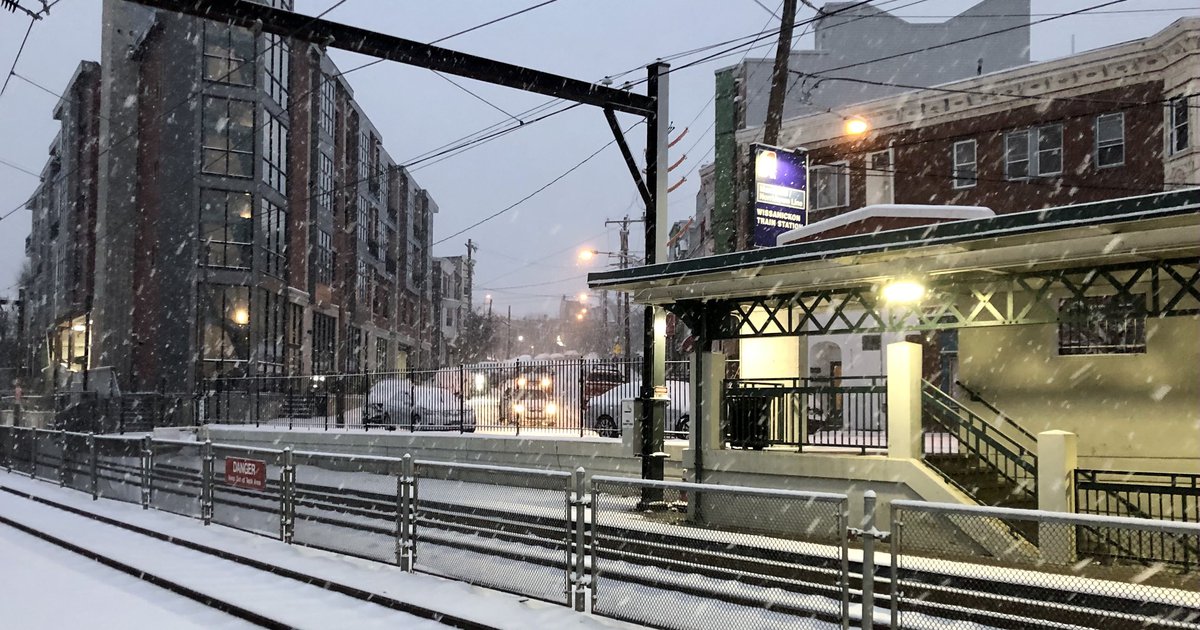 2020 snowstorm: SEPTA adjusts schedule as snow blankets Philadelphia ...
