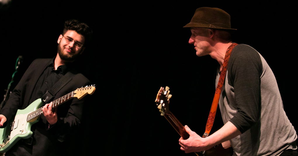 Rogers Stevens riffs with Rock to the Future kids to create original ...