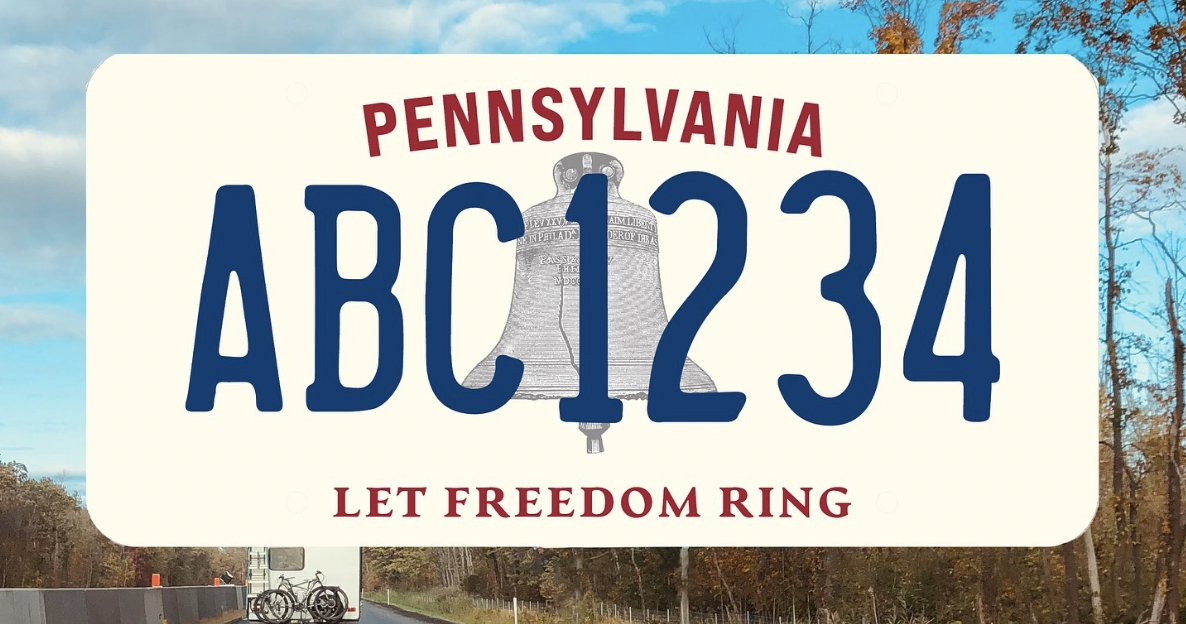 Pennsylvania's new license plate will celebrate America's 250th ...