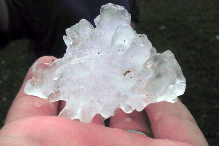 Midwest gets big, oddly-shaped hail | PhillyVoice