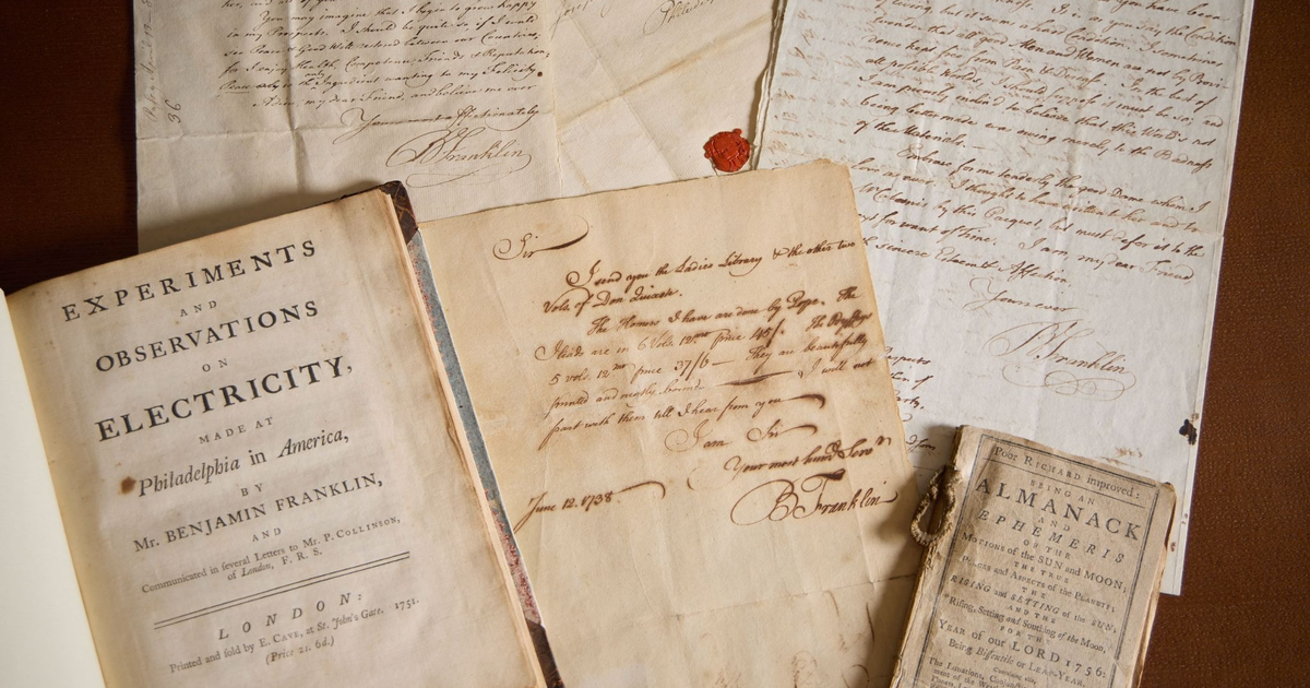 A collection of Ben Franklin artifacts is going on display in Philly ...