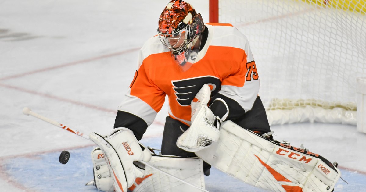 Flyers’ goalie Carter Hart to miss time due to abdominal strain ...