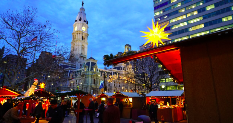 Holiday songs at City Hall as Philly opens Christmas Village | PhillyVoice