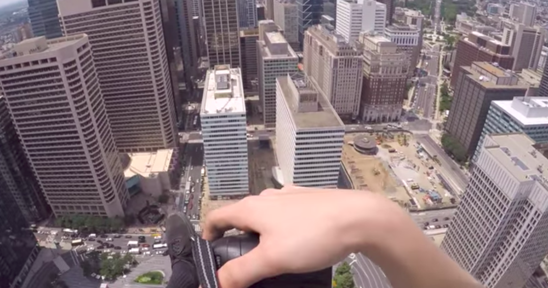 WATCH: Man climbs scaffolding atop Philly's City Hall clocktower ...