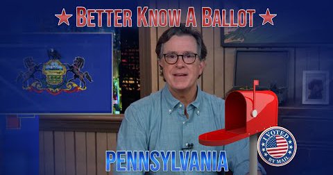 Stephen Colbert offers Pennsylvania voters humorous guide to 2020 ...