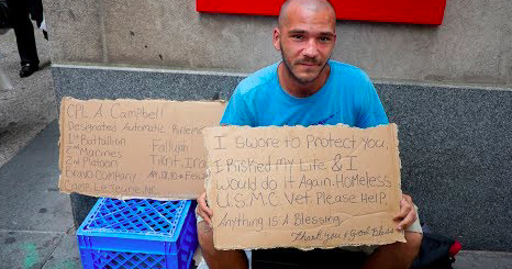 Update: Non-profit removes video of Philly homeless 'vet' after readers ...