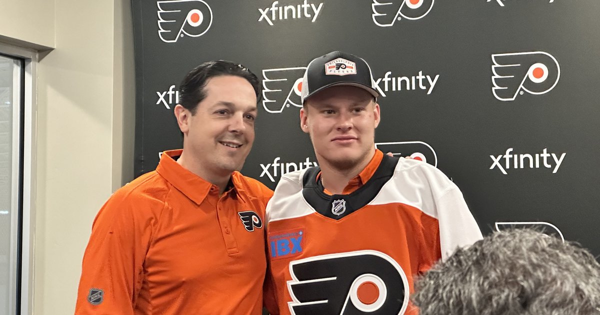 New Flyer Matvei Michkov will throw out the first pitch to open ...