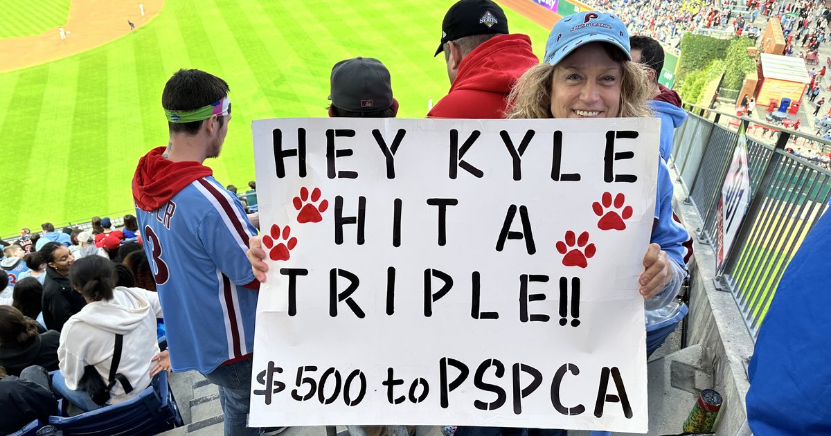 How a group of Phillies fans are using every triple this season to give ...