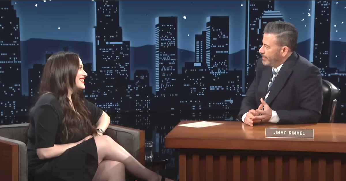 Kat Dennings discusses her bedwetting commercial on 'Jimmy Kimmel Live ...