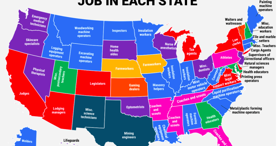 Map: States pay higher than national average for these jobs | PhillyVoice