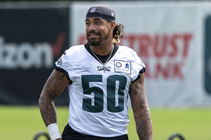 Eagles practice notes, Day 7: Duke Riley, starting linebacker ...