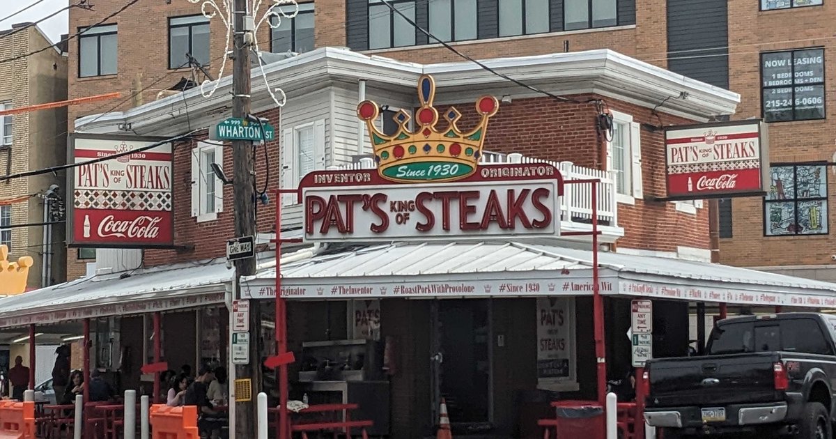Pat's Steaks serving breakfast sandwiches, chicken cheesesteaks after ...