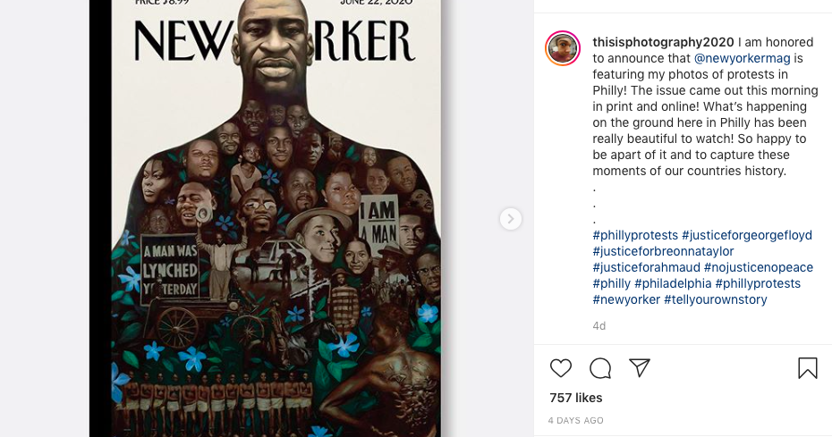 Philly artist's George Floyd protest photography featured in The New ...