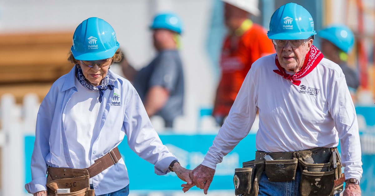 Jimmy Carter helped build Habitat for Humanity's first homes in Philly ...