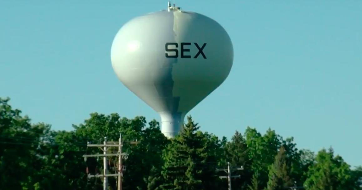 WATCH: Curious eyes drawn toward 'SEX' on water tower | PhillyVoice