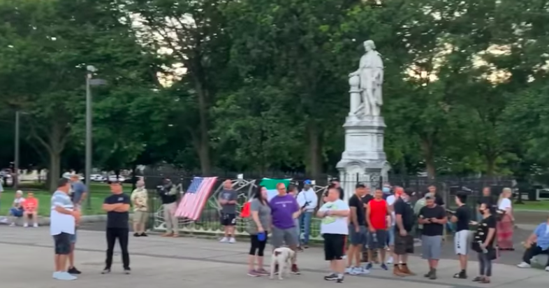 Mayor Kenney condemns group of people 'protecting' Christopher Columbus statue in South Philly ...