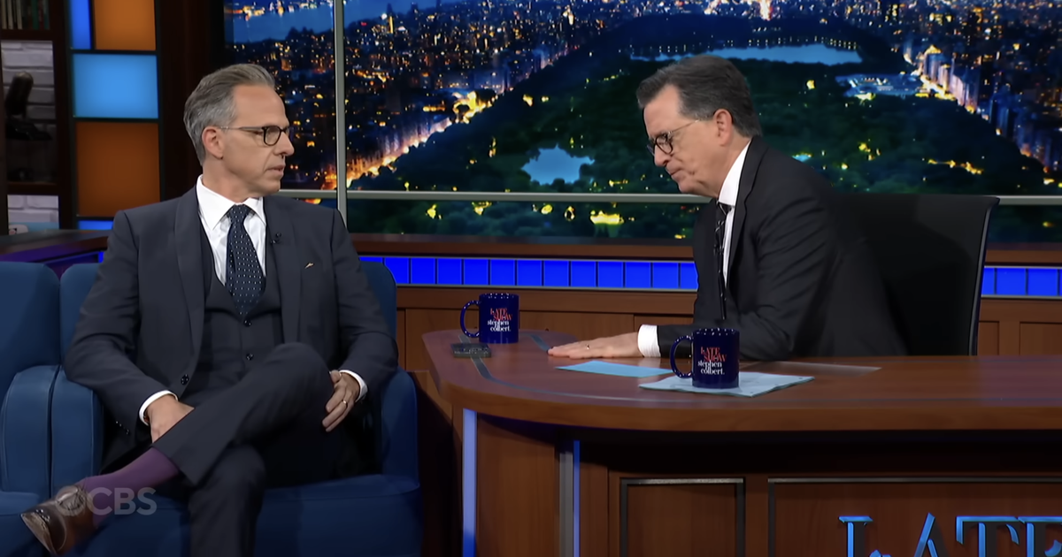 Jake Tapper discusses Jimmy Kimmel's suspension on 'Late Show with ...