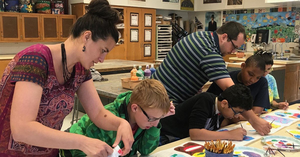 Disabled students create artwork for surfboard that disabled adults ...