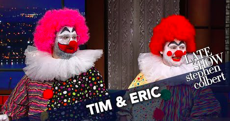WATCH: Tim and Eric dress as clowns with Broadway ambitions, disgust ...