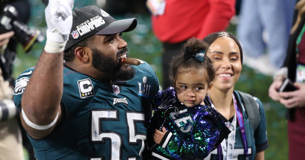 Watch Brandon Graham's daughter sing Philadelphia Eagles fight song as ...