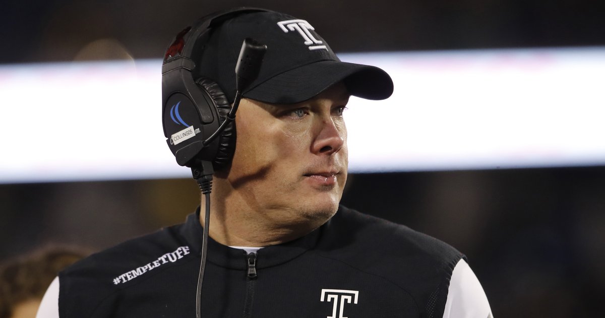 Geoff Collins leaving Temple football for Georgia Tech head coaching ...