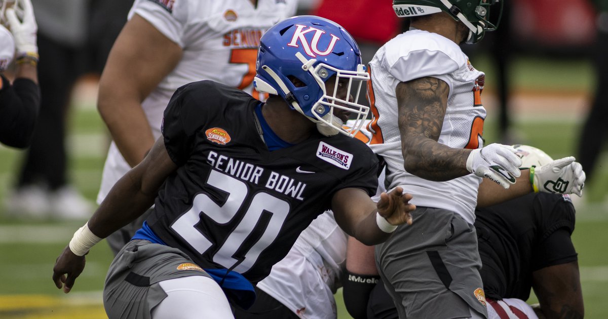 Philadelphia Eagles select Kansas LB Kyron Johnson with 181st overall ...