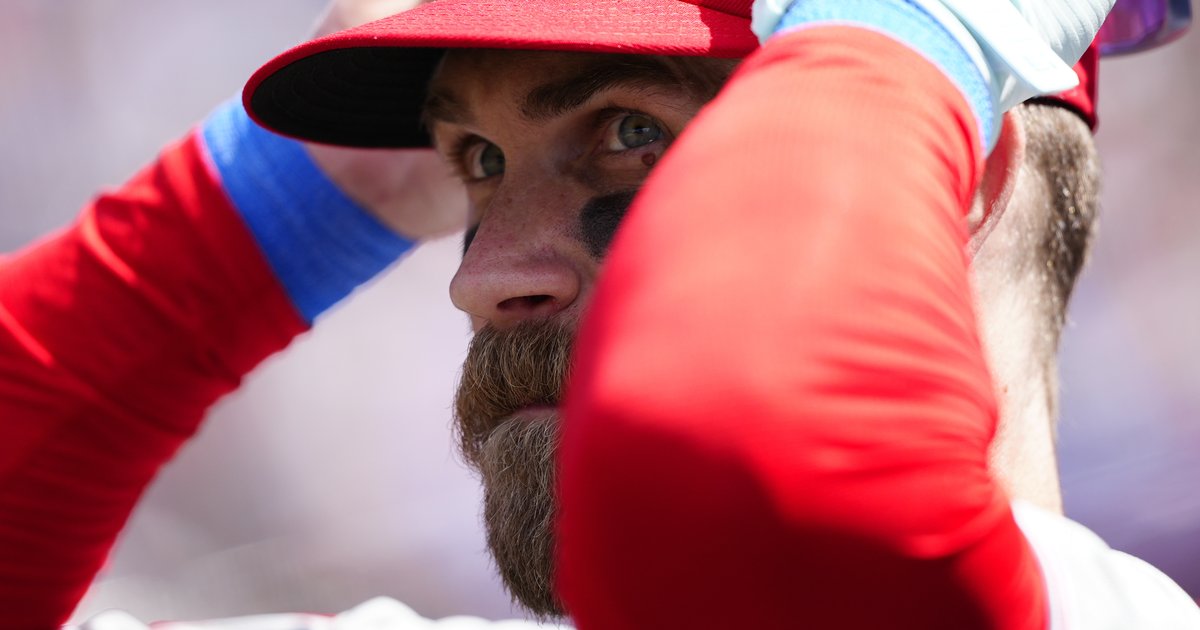 Bryce Harper, still experiencing pain, out of Phillies lineup again ...