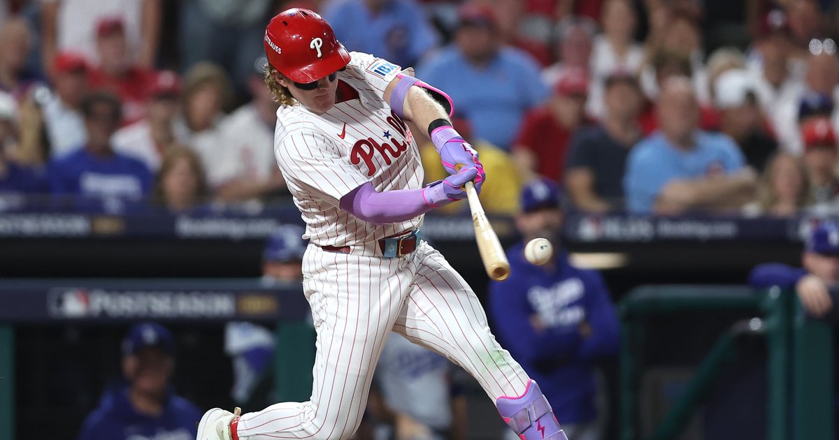 NLDS: Harrison Bader leaves Phillies' Game 1 loss with 'groin tightness ...