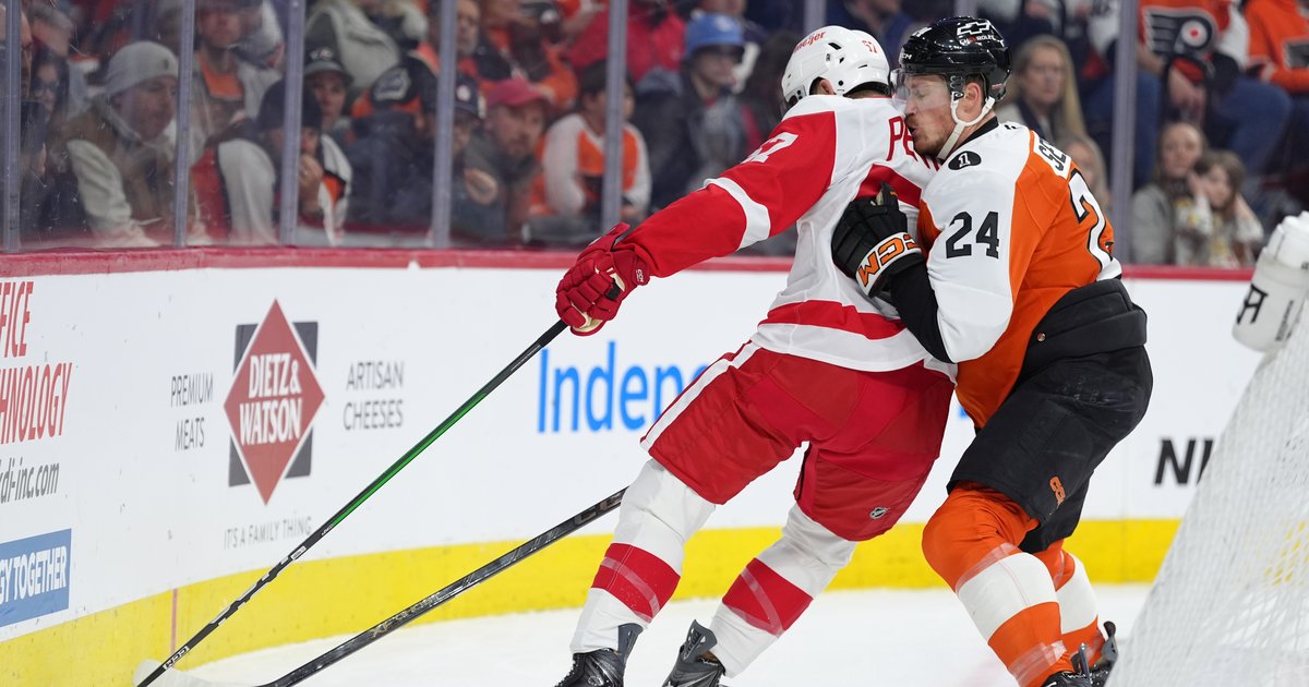 The Flyers skated hard, but into wall with loss to Red Wings | PhillyVoice