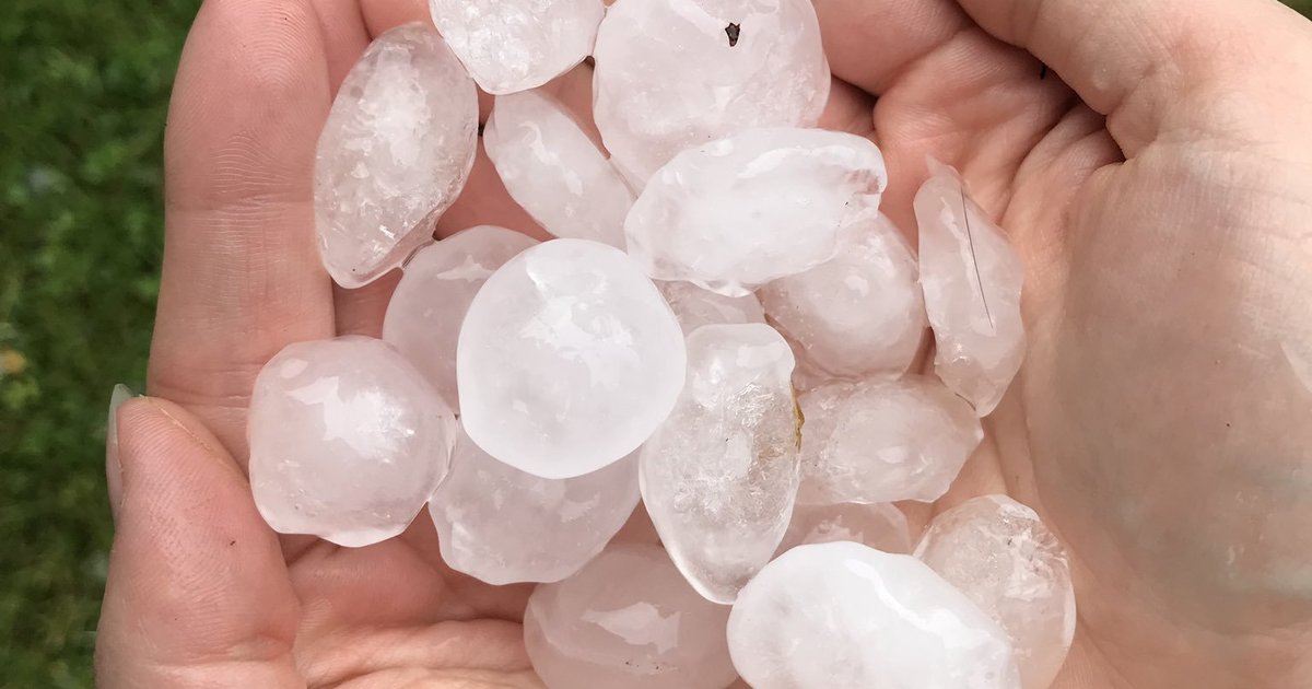 Severe weather brings quarter-sized hail, thunderstorms throughout ...