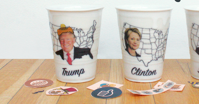 Create a 'political party cup' for when you need a drink this campaign ...