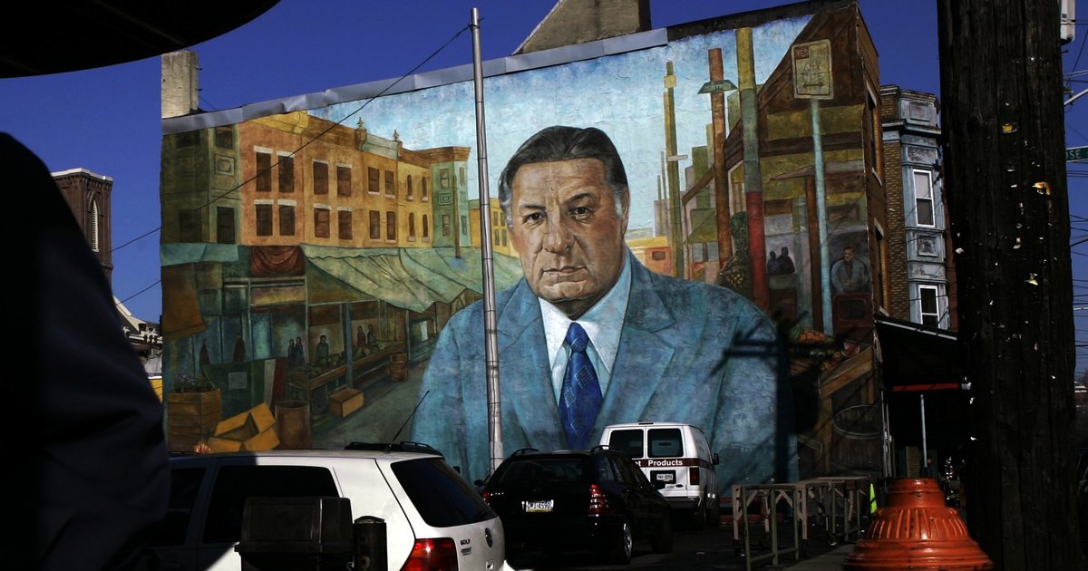 Amid statue debate, Frank Rizzo mural vandalized (again) | PhillyVoice