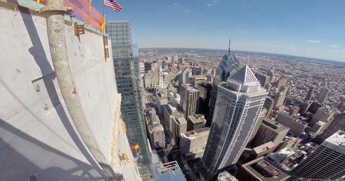 See Philadelphia from 890 feet up in video from new Comcast building ...